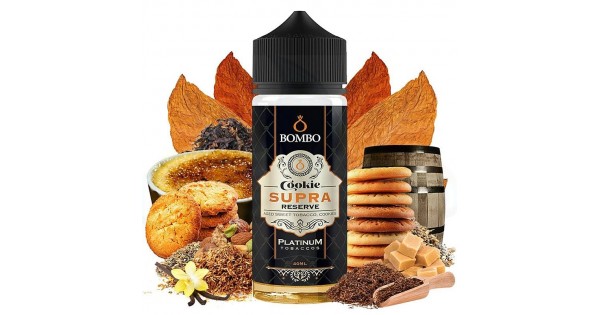 Bombo Platinum Tobaccos Cookie Supra Reserve 30->120ml