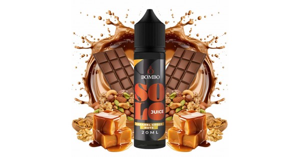 Bombo Solo Juice Caramel Choco Nuts 20->60ml