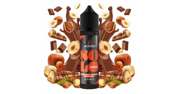 Bombo Solo Juice Hazelnut Choco Waffer 20->60ml