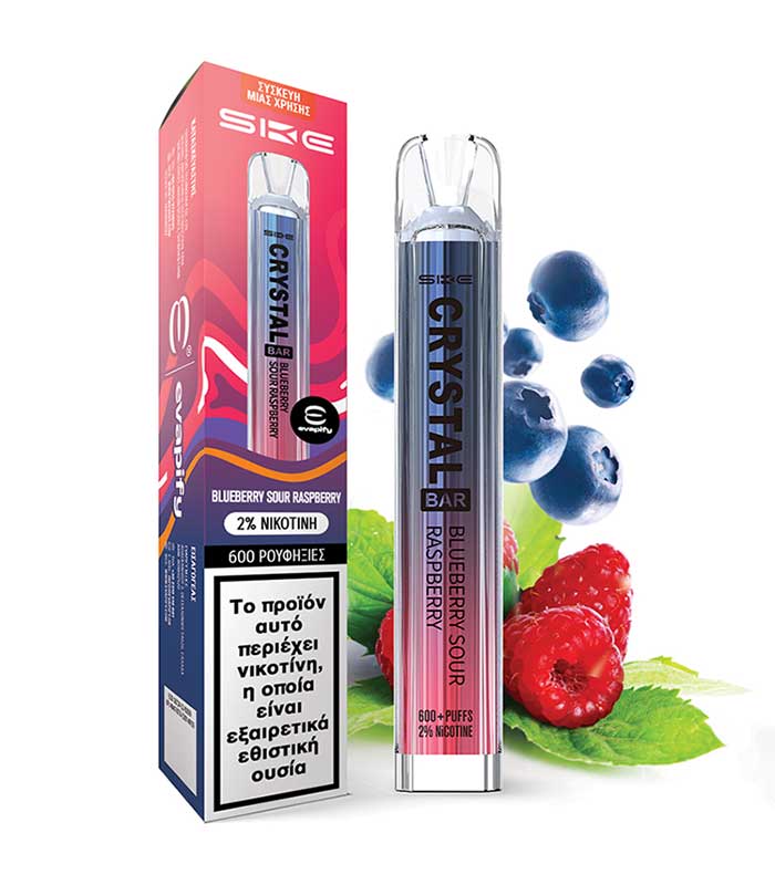 SKE Crystal Bar Blueberry Sour Raspberry 20mg